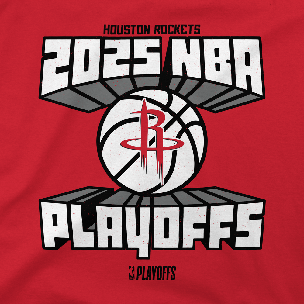 Men's Houston Rockets Stadium Essentials 2025 Playoffs Spiced T-Shirt