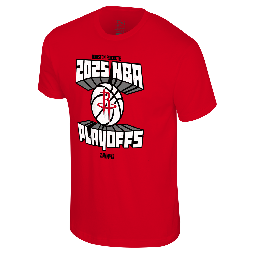Men's Houston Rockets Stadium Essentials 2025 Playoffs Spiced T-Shirt