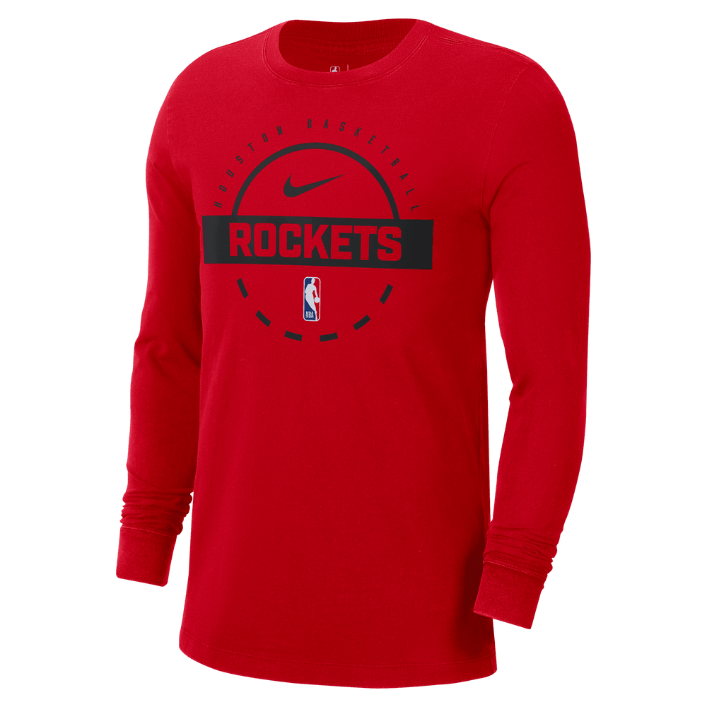 Men's Houston Rockets Nike 2025-26 On-Court Practice Long-Sleeve T-Shi